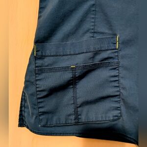 Wonder Flex | Tops | Wonder Flex Nursing Medical Scrub Uniform Navy ...